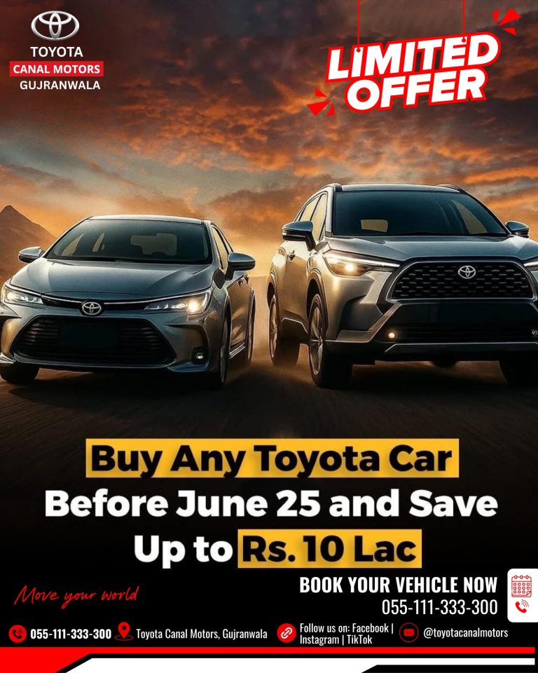 Buy any Toyota car before June 25, 2025, and save up to Rs. 10 Lac ...